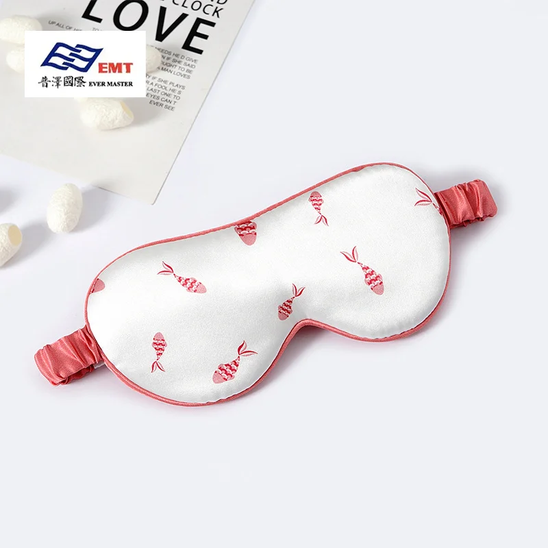 Hand-drawn Cartoon Illustration Double-sided Silk Eyemask - Buy Silk ...