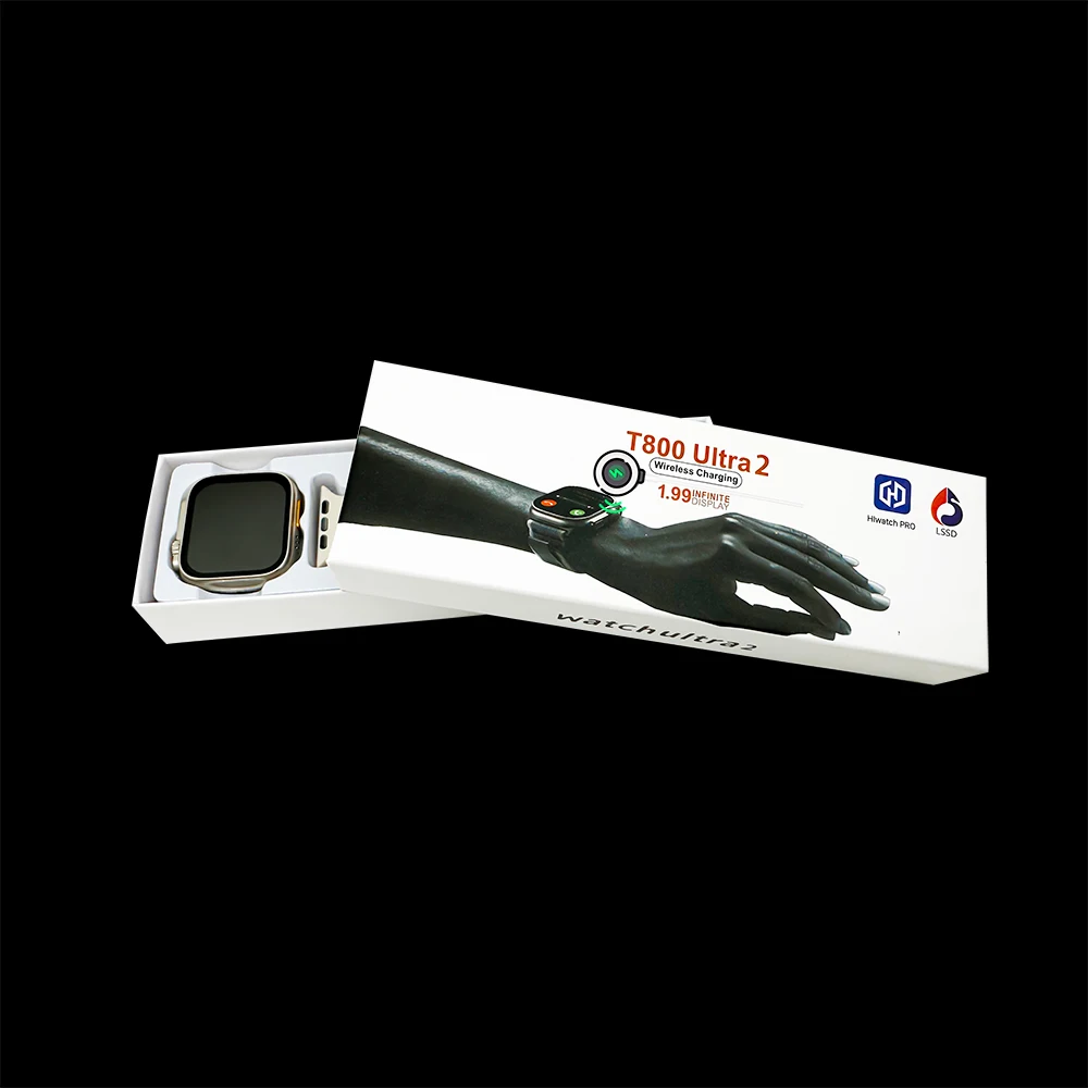 Wearable Devices Waterproof Bt Call Digital Smartwatch T800 Ultra 2 Inteligente Fitness Mens ...