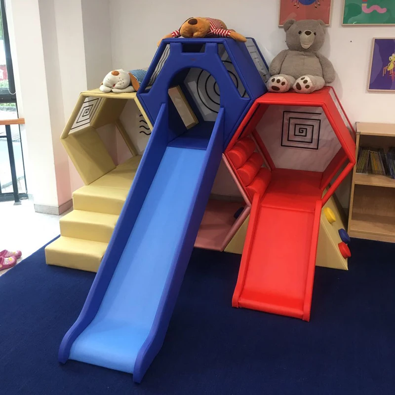 Custom Honeycomb Cubes Bee Playground Play Structure Indoor Beehive ...