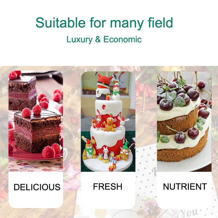 Curved Chiller Pastry Showcase Refrigerator - 3 Tier Display