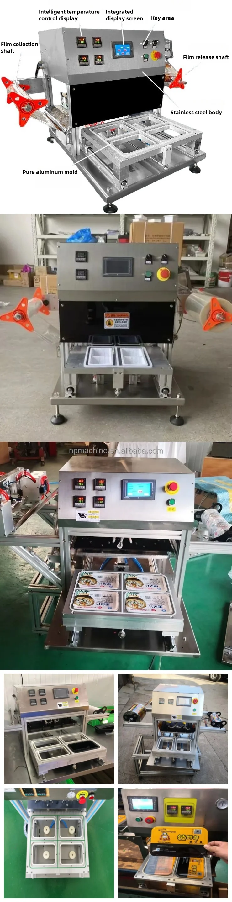 Automatic Tray Sealing Machine - High Efficiency & Easy Operation