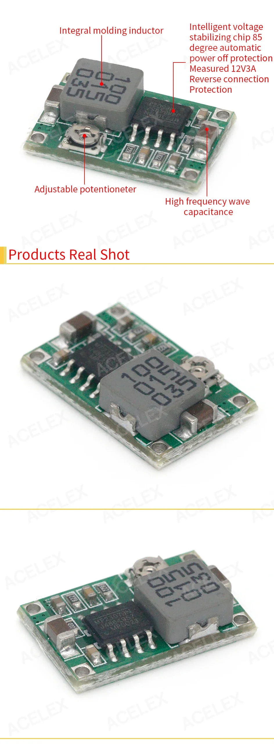 Rc Airplane Module Mini 360 Dc-dc Buck Converter Step Down Module 4.75v ...