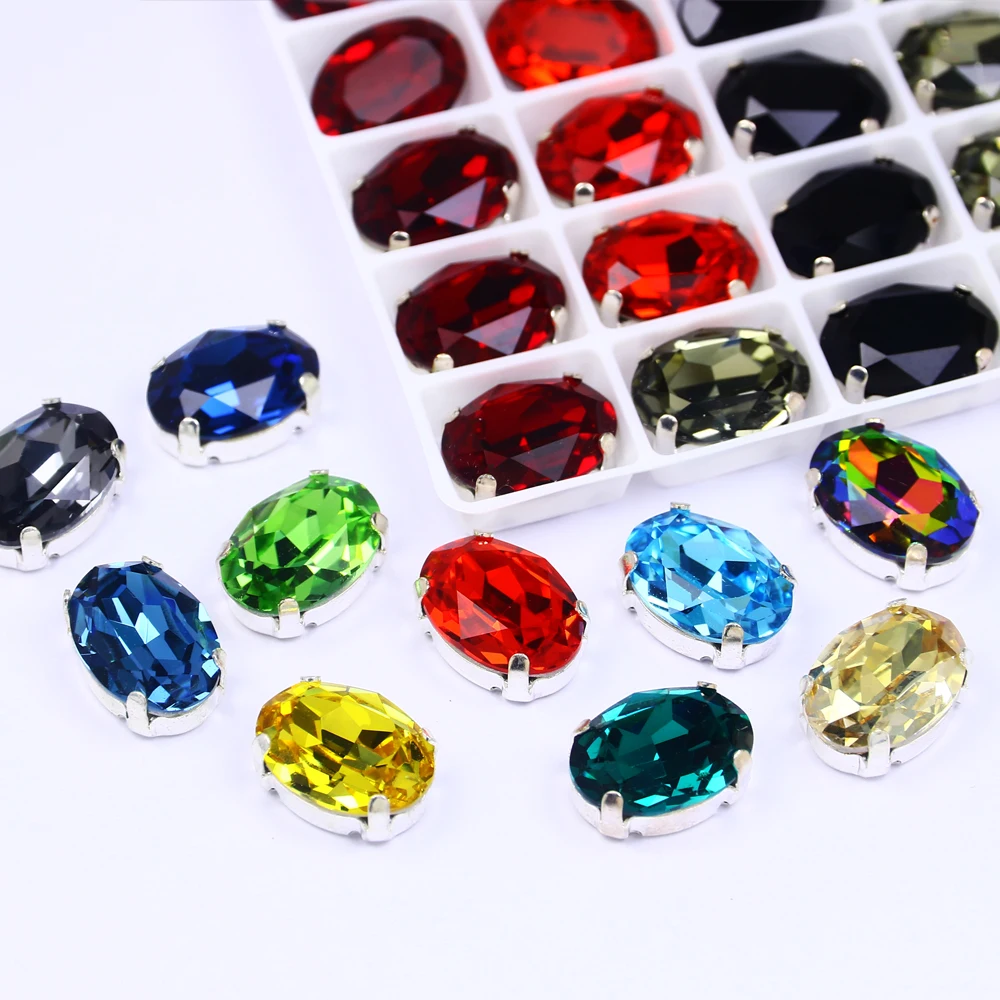 Dongzhou Oval Rhinestones - Crystal for Jewelry Making