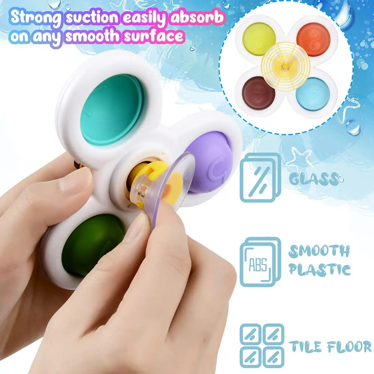 Simple Dimple Toys - Stress Relief with Silicone Spinners
