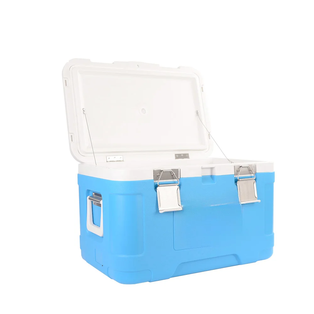 Plastic Ice Insulated 50l Large Fishing Cooler Box With Wheels Ice Hard ...