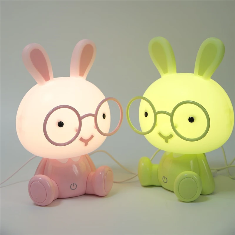 Lampe LED USB en forme d'animaux de dessin animé mignon, Luminaire ...