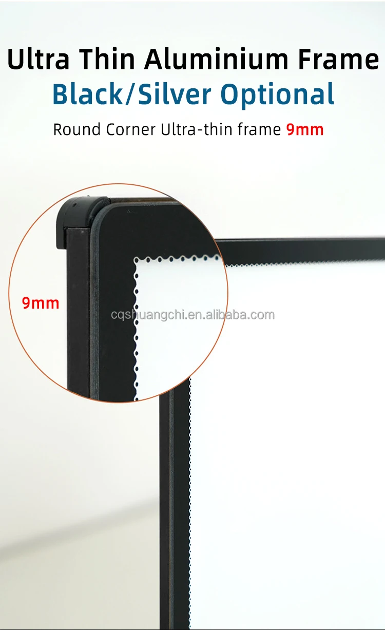 Advertising Display Lightbox A0/a1/a2/a3/a4 Aluminum Poster Frame Snap Ultra Thin Advertising ...