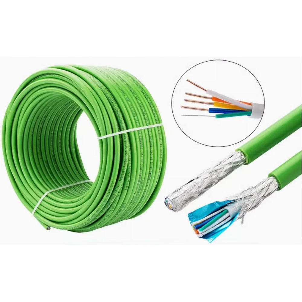 Industrial Ethernet Cable Profinet Four Core Shielded Wire 6XV1840 ...