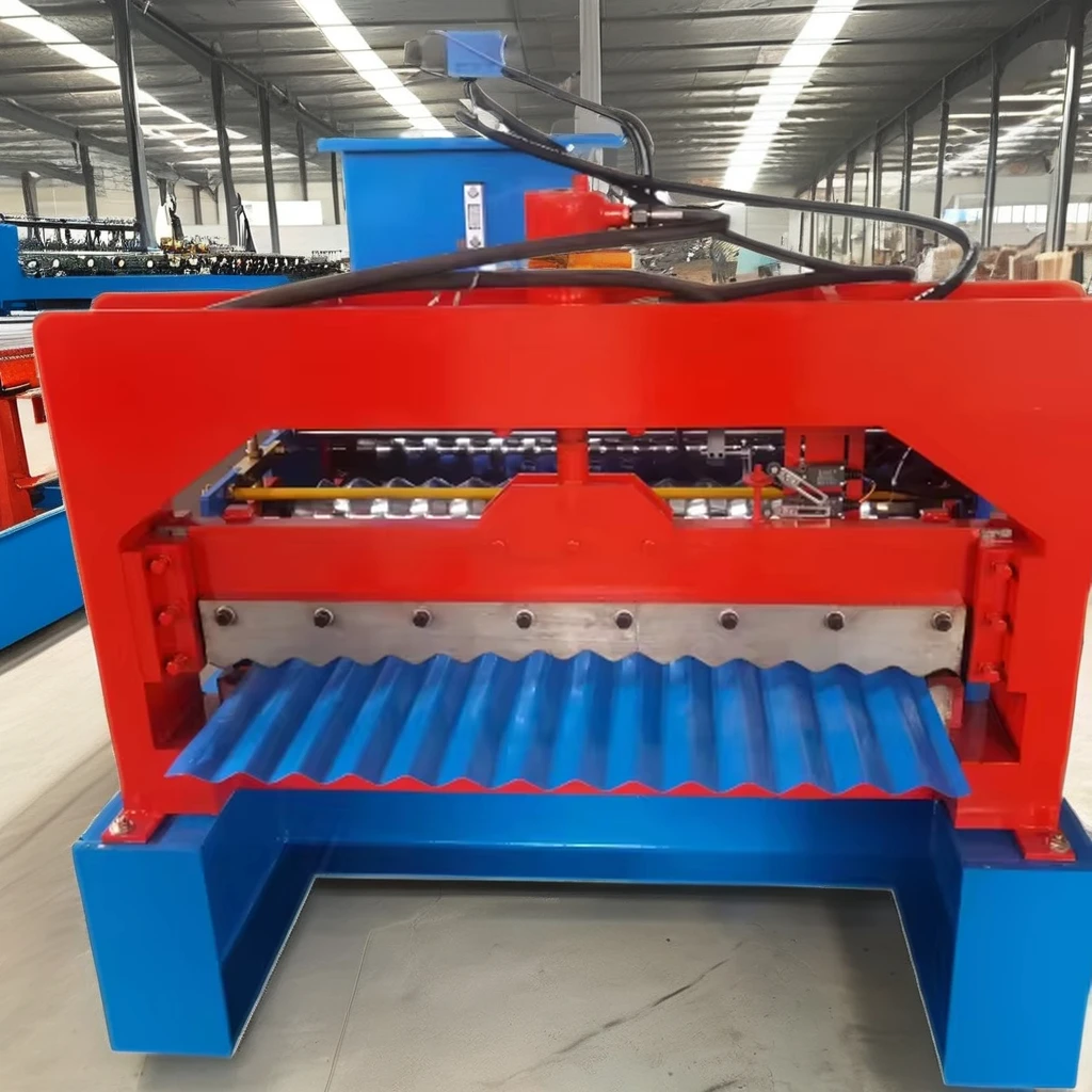 Corrugated Sheet Rolling Machine Metal Roll Forming Machine Ibr Roof ...