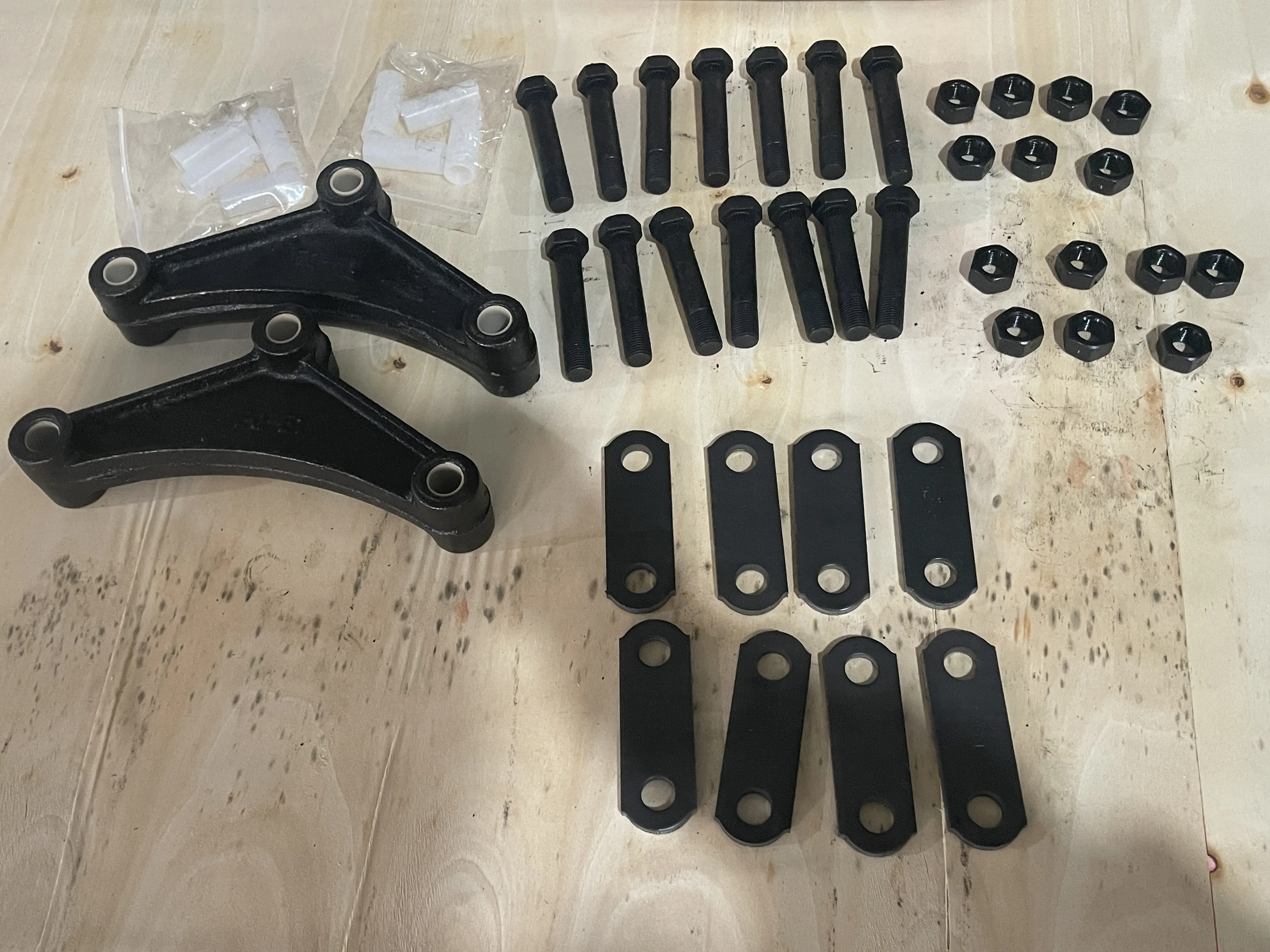 Trailer Shackle Kit, Tandem Trailer Axle Shackle Kit for Double Eye ...