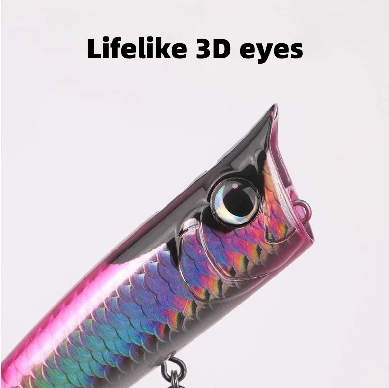 Wholesale Top Water Popper Lure 15g 20g Saltwater Floating Popper Bait ...