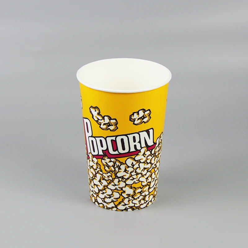 Custom Logo Print 32oz 64oz 85oz 130oz 180oz Paper Popcorn Tub Popcorn