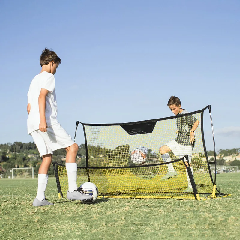 Football Soccer Goals Soccer Rebound Net Portable Double Sided Soccer ...