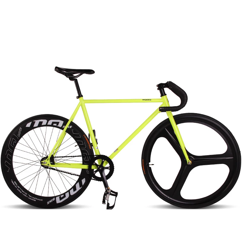 Wholesale Gray 700C Fixed Gear Bike Single Speed Road Bicycle Aluminium ...