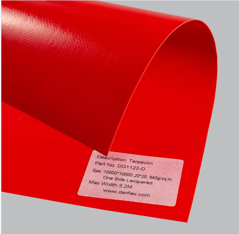 Dervinyl 650gsm Flame Retardant Blackout Self Cleanability Pvc Coated Pes Fabric Tarpaulin For ...