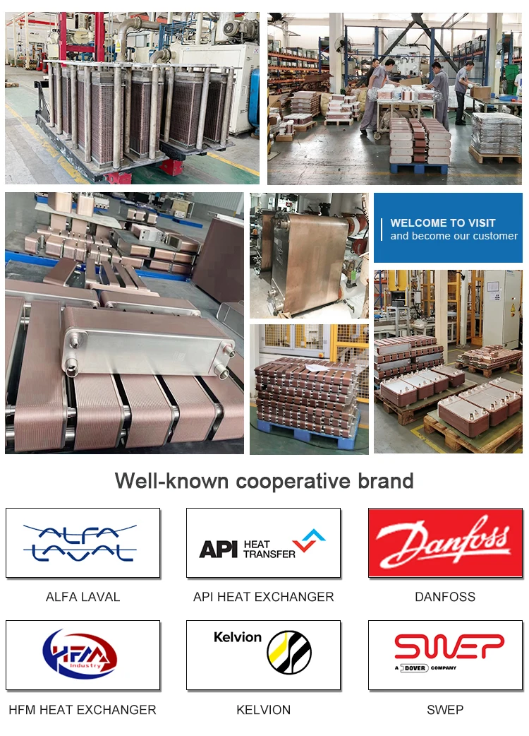 Aidear Detachable High Pressure Oil Cooler - Plate Heat Exchanger