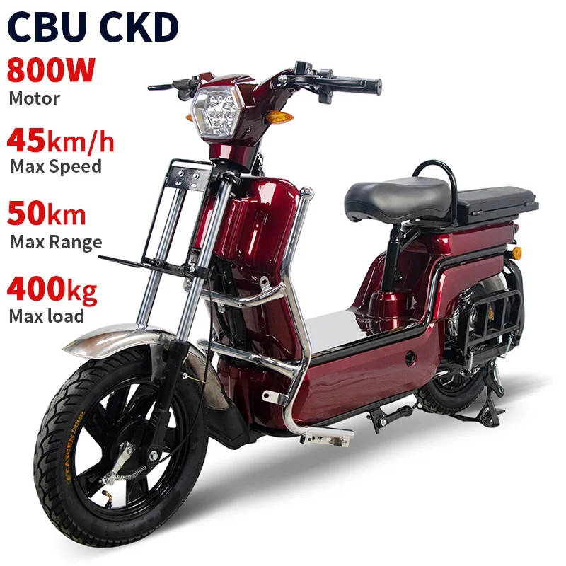 CKD SKD 800W 45km/h speed 50km range OEM design electric family cargo ...