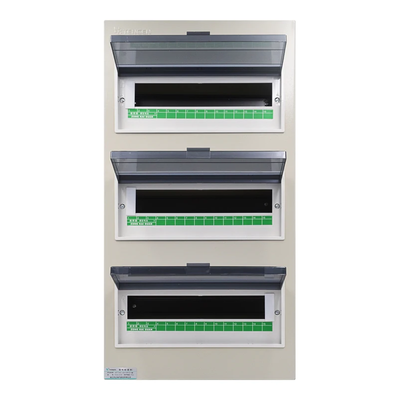 Tengen 220 Voltage Electrical Power Distribution Box 3 Phase 24 Way ...