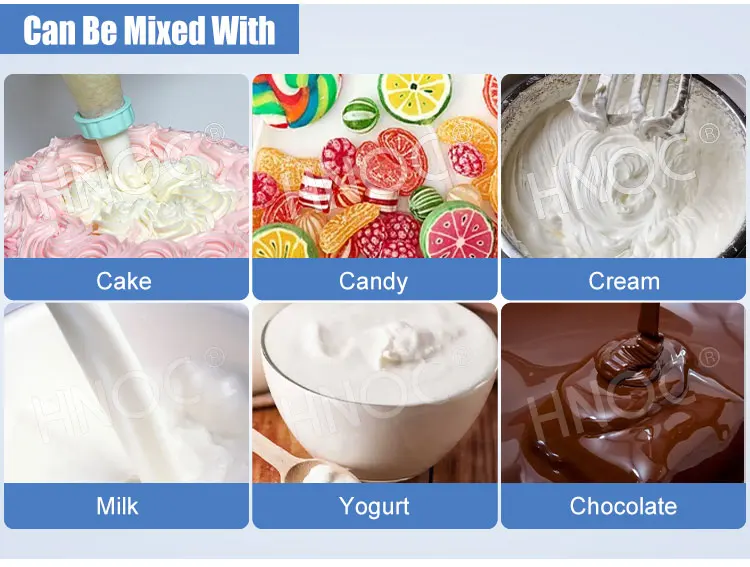 Hnoc Automatic Marshmallow Candy Continuous Aeration Sweet Whipped ...