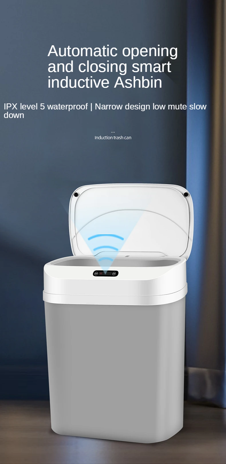 Self-changing Electric Dustbin Smart Kitchen Dustbin Lock With Lid Soft ...
