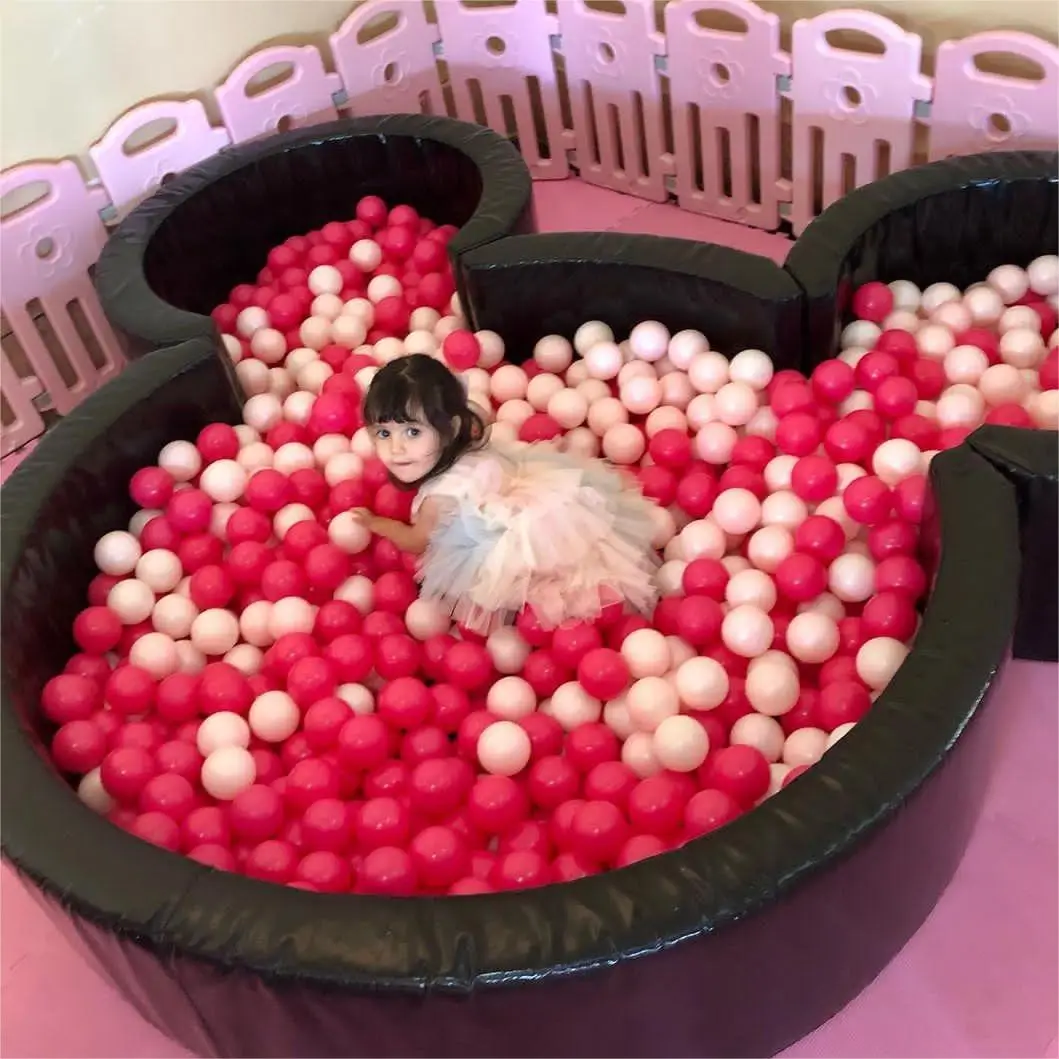 New Designed Transparent Ball Pit Kids Soft Play Equipment With Adults ...