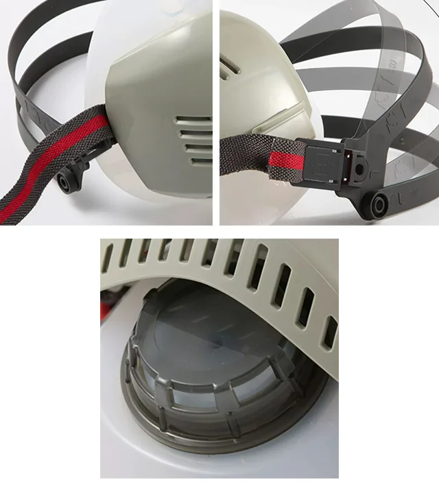 Factory Half Face Gas Mask Chemical Respirator Silicone Mask Silicone ...