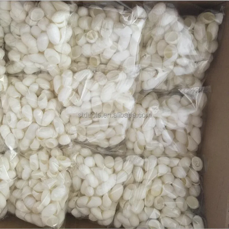 Private Label 100% Natural Pure Raw Cocoon Silk Body Face Skin Care ...