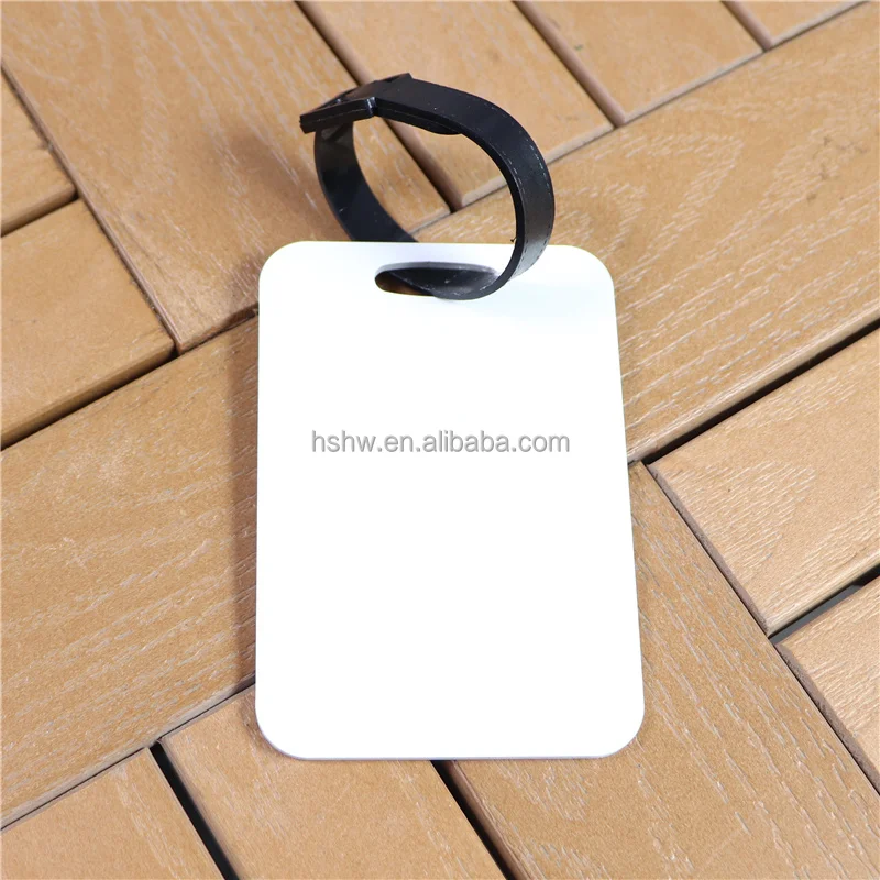 Wholesale FRP Plastic Luggage Tags for Sublimation DIY