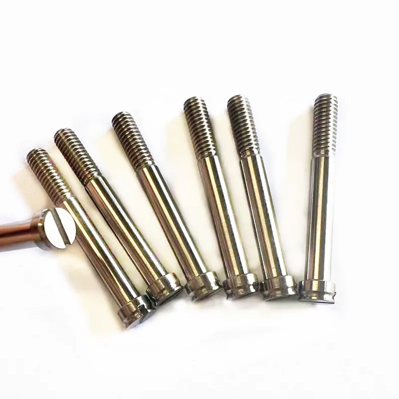 titanium slotted flat head bolt M4| Alibaba.com