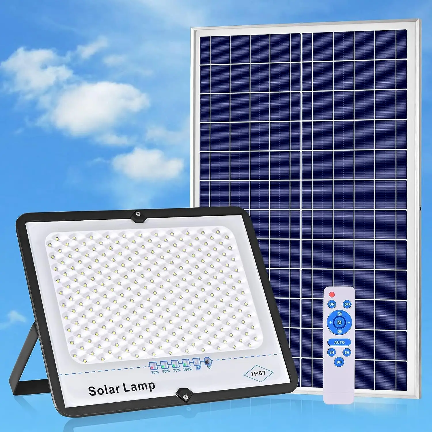 300w 2000w Solar Outdoor Waterproof Powered Security Lighting Floodlight Solar Flood Lights ...