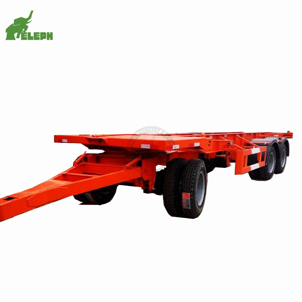 Drawbar Skeleton Trailer Container Chassis Trailer Draw Bar Towing Full ...