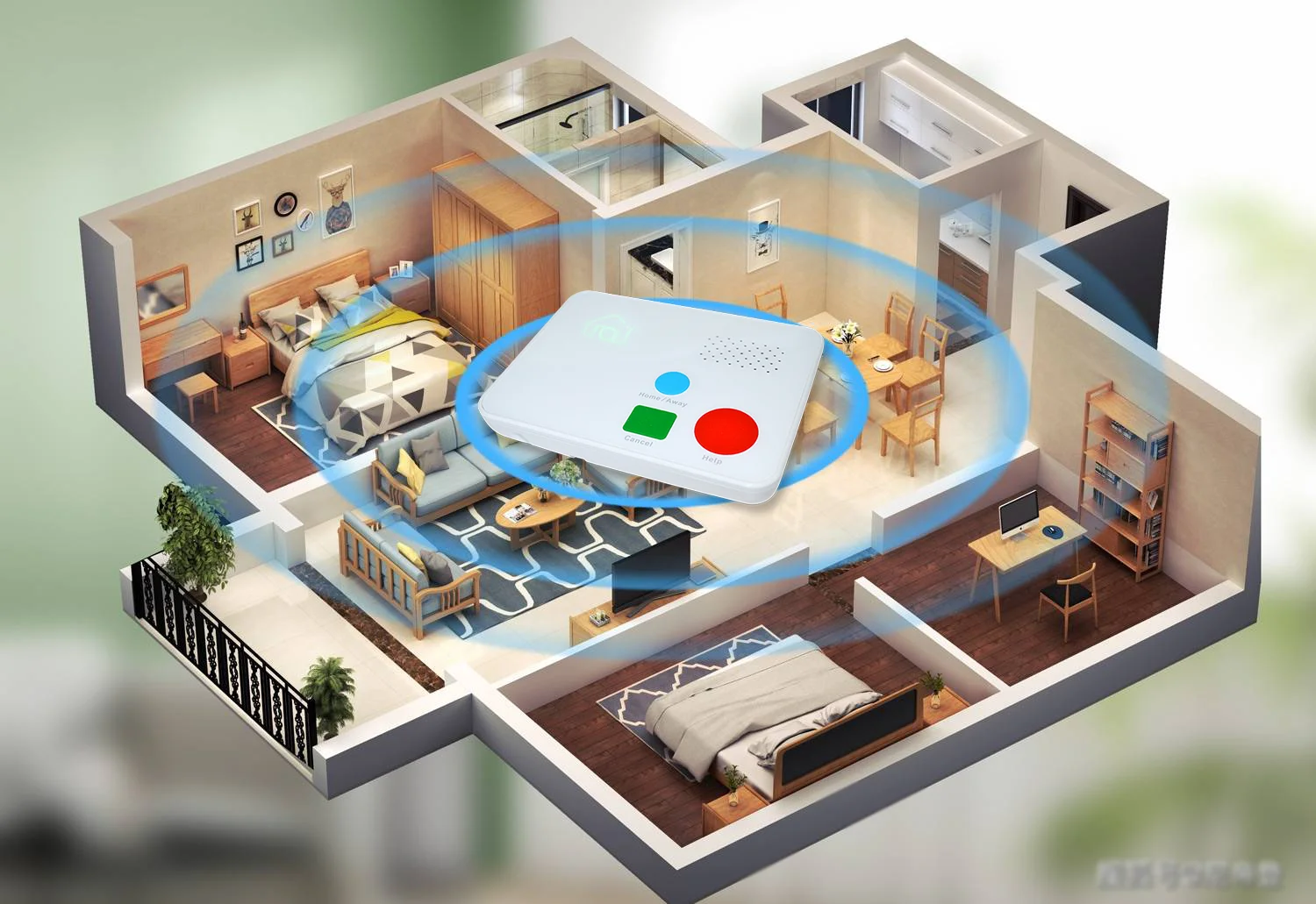 4g Alarm Console For Medical Alarm Systems/phone Line Sos Alarm ...