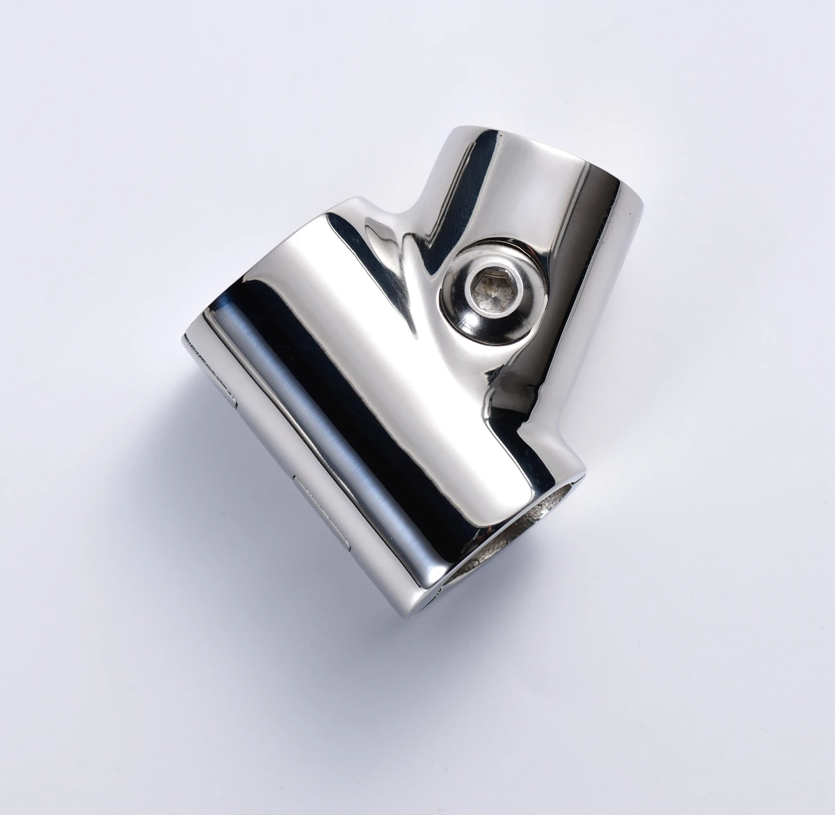 Boat Handrail Railing Rectangular Base Mirror Polished Marine Hardware ...