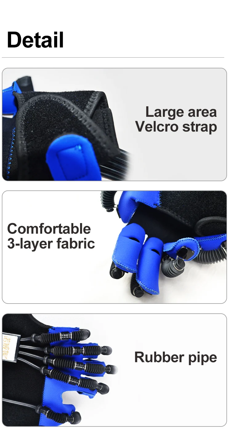 Smart Robotic Hand Gloves Therapy Rehabilitation Robot Gloves Finger ...