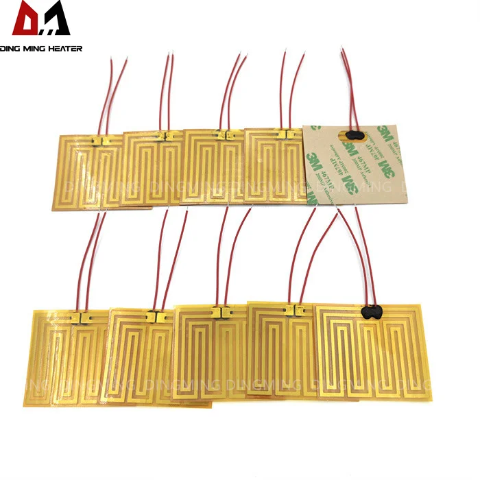 3.7v 5v 7.4v 9v 12v 24v 36v 48v 60v Polyimide Film Heater - Buy ...