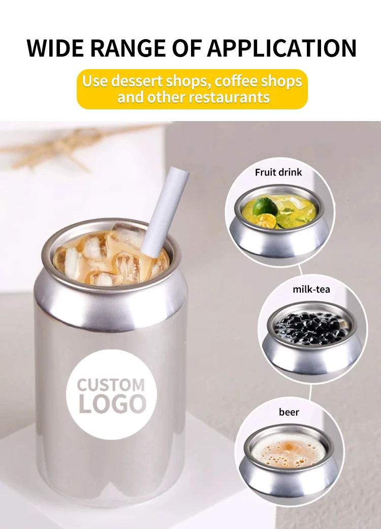 OEM Beverage Empty 330ml Slim Round Aluminum Can for Alcohol Drinks ...