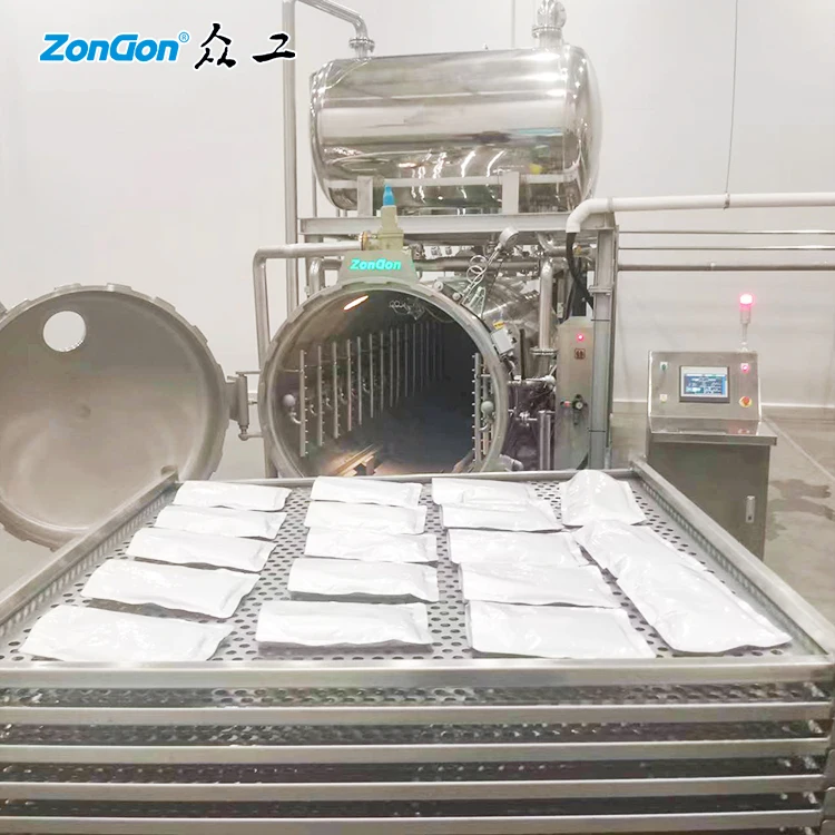 Retort Machines Autoclave Used Trolley Basket - ZONGON