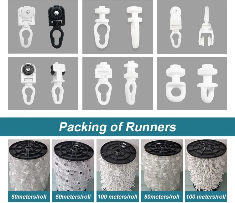 Aluminum Ceiling Mount Electric Ripple Fold Smart Double Track Curtain ...