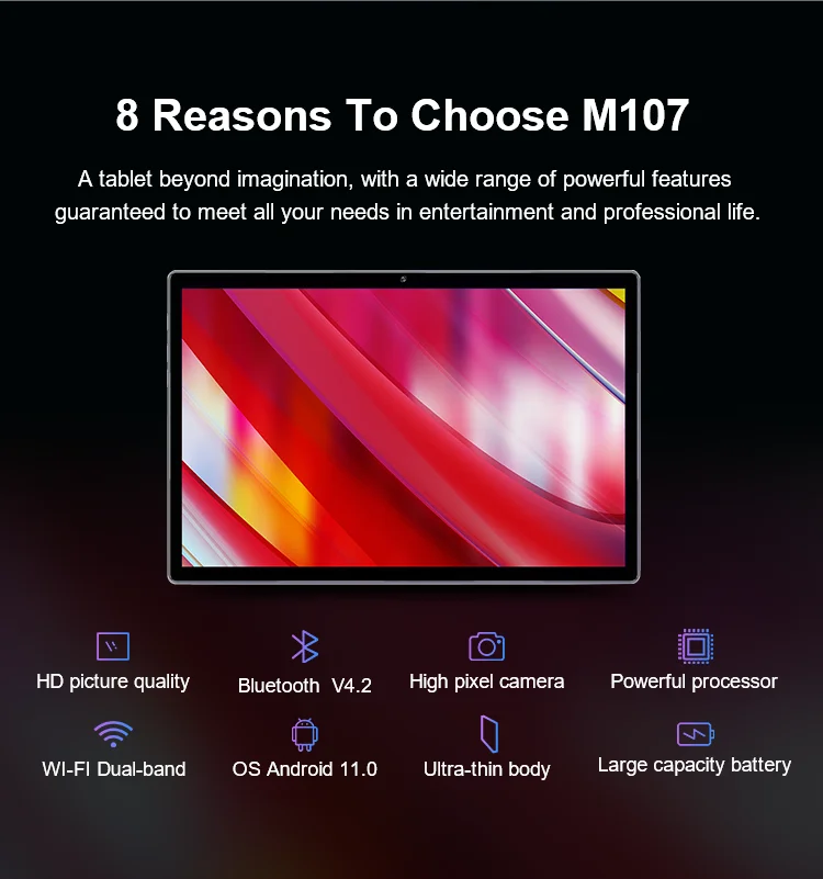 Wholesale Hot Style Hipo-m107 10 Inch Mtk6771 Ram 6gb Rom 128gb Tablet Pc With High Material ...