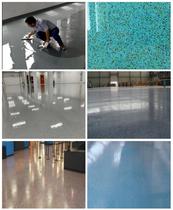 Waterborne Epoxy Self-Leveling Floor Paint - Non-Slip & Durable