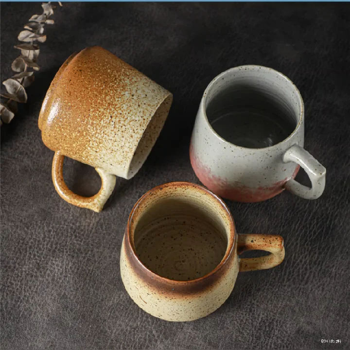 Handmade Ceramicmug Japanese Rough Pottery Coffee Cup Coffee Mugs ...