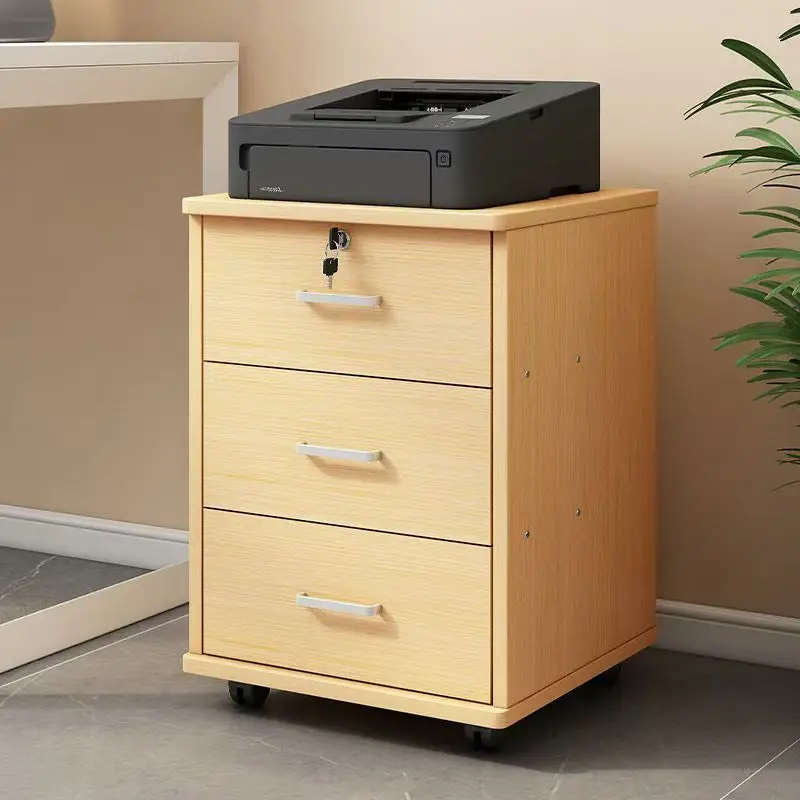 Modern Design Small Wooden Office Equipment Filing Cabinet with Drawers ...