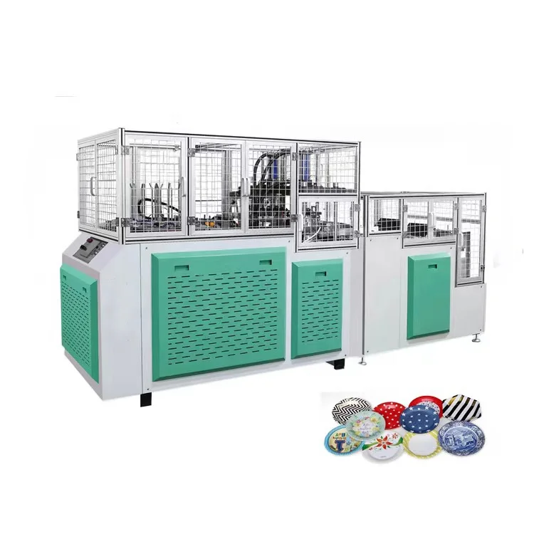 Disposable Paper Plate Production Line / Take Away Food Box Making ...