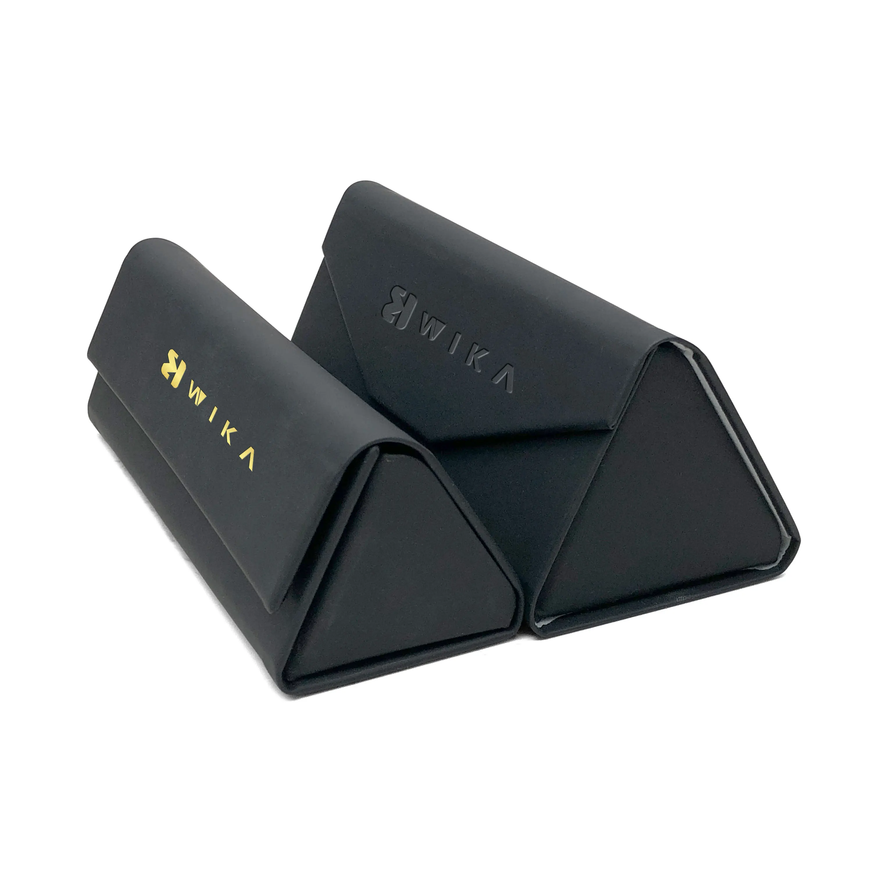 Xiongda H005 Optical Frame Triangle Folding Semi-Hard Pu Leather Custom ...