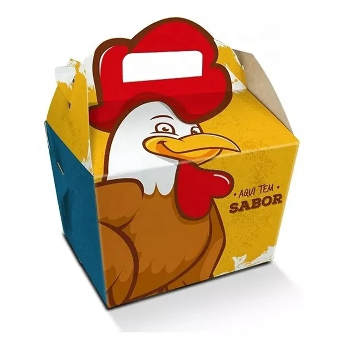 Wholesale Custom Disposable Fast Food Packing Paper Takeout Box Kraft