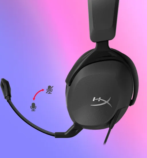 HyperX Cloud Stinger 2 Core PC Wired Gaming Headset Lightweight Over-Ear Gaming Headphone with ...