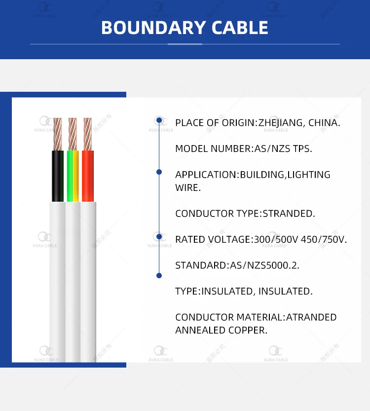 SAA Australian Standard TPS Cable - 2.5mm Flat Wire