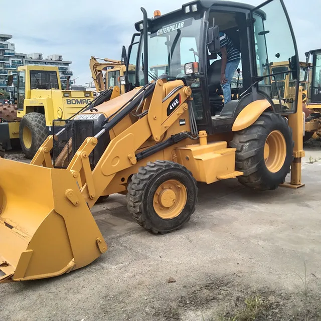 Original Cat 416e Japanese Brand Mini Used Backhoe Loader For Cheap ...