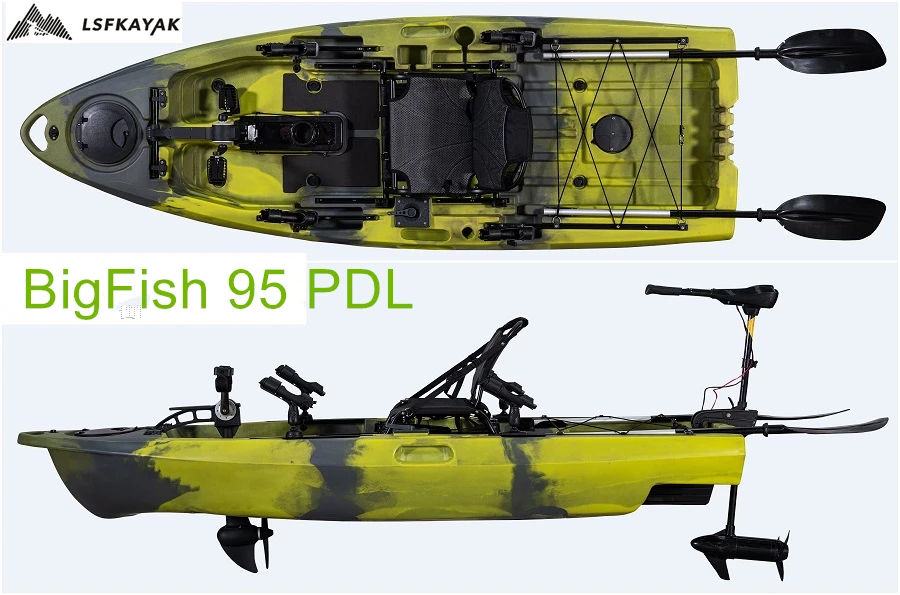 2024 New Design 3.7M Mult Power Driven Fishing Kayak with Fin Pedal or ...