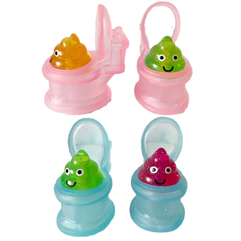 Unique Squeeze Poop Toilet Toy Stress Relieve Funny Toys Vending ...
